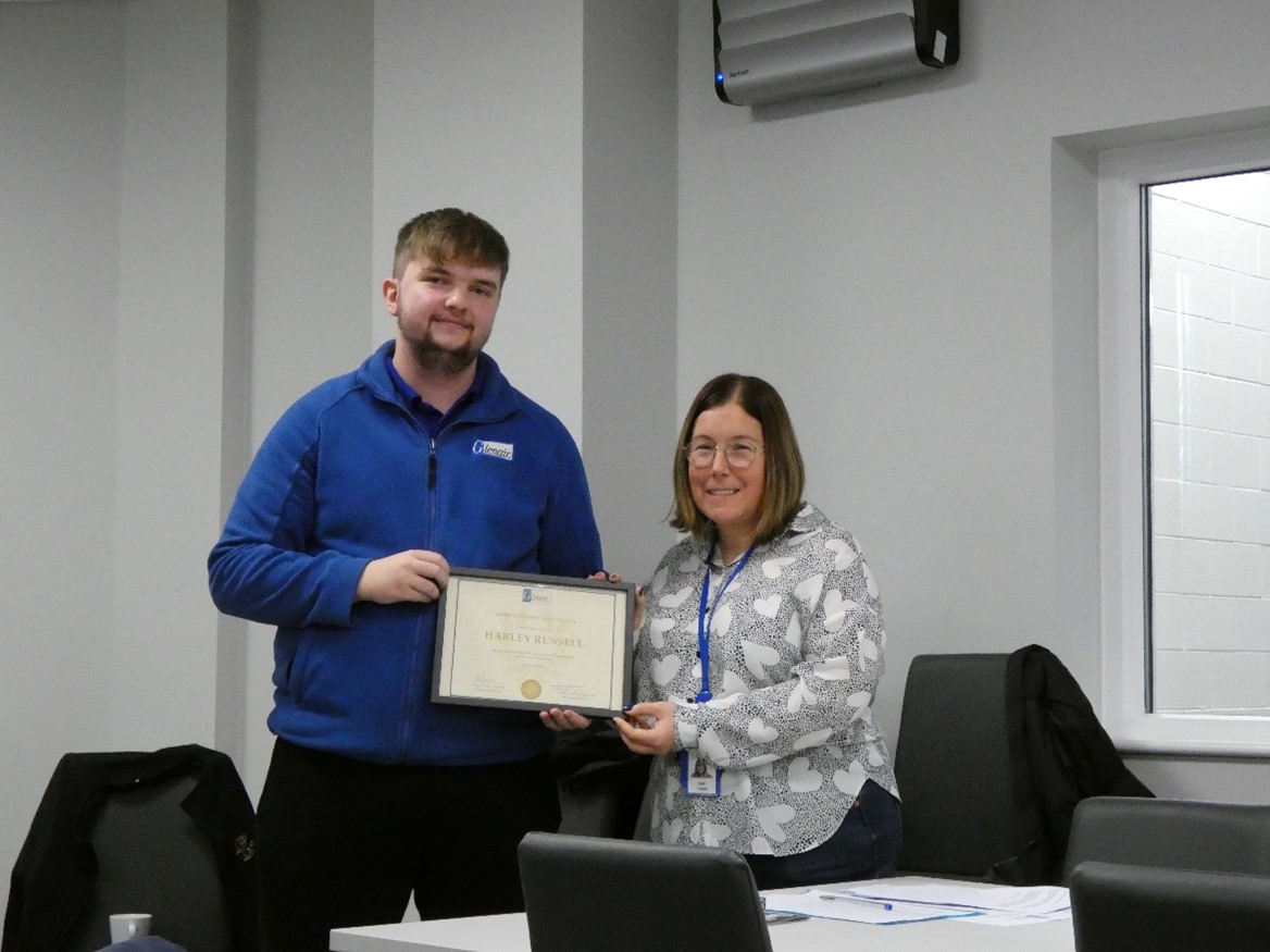 Glenair Apprentice Appreciation November 2023