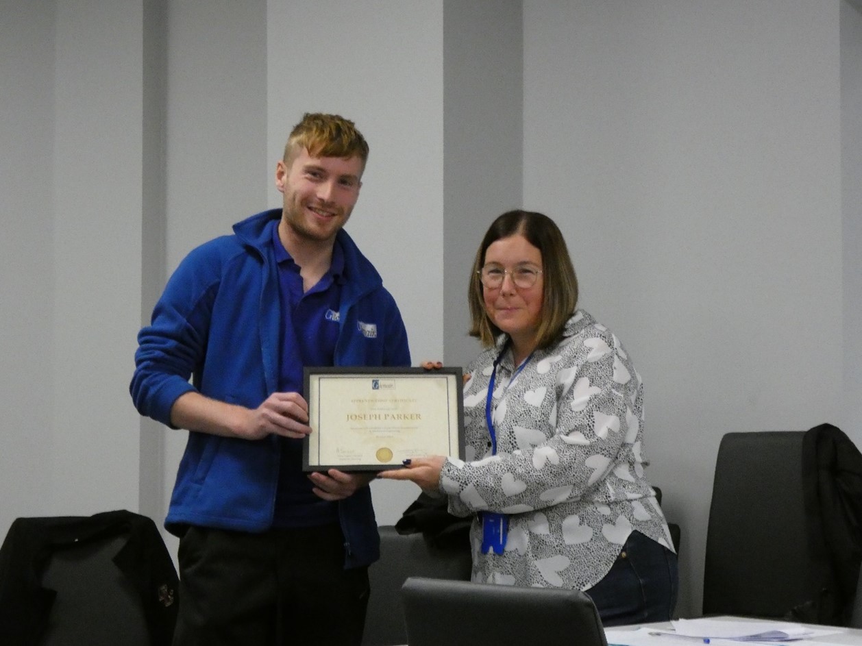 Glenair Apprentice Appreciation November 2023